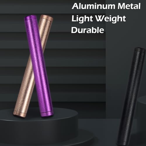 Defuzie Aluminum Storage Tube Container Lightweight Airtight Metal Waterproof Storage Containers for Traveling-3Pack (color1)