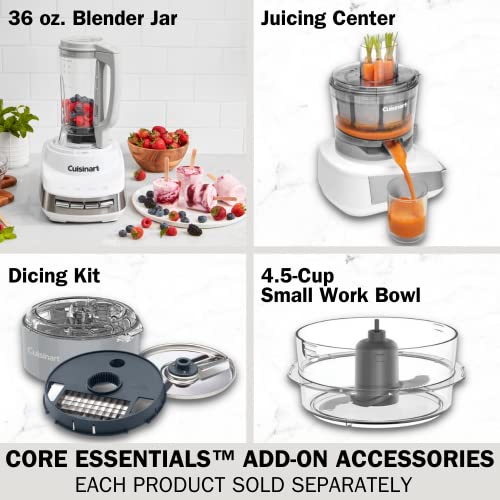Cuisinart FP-110 Core Custom 10-Cup Multifunctional Food Processor, White and Stainless