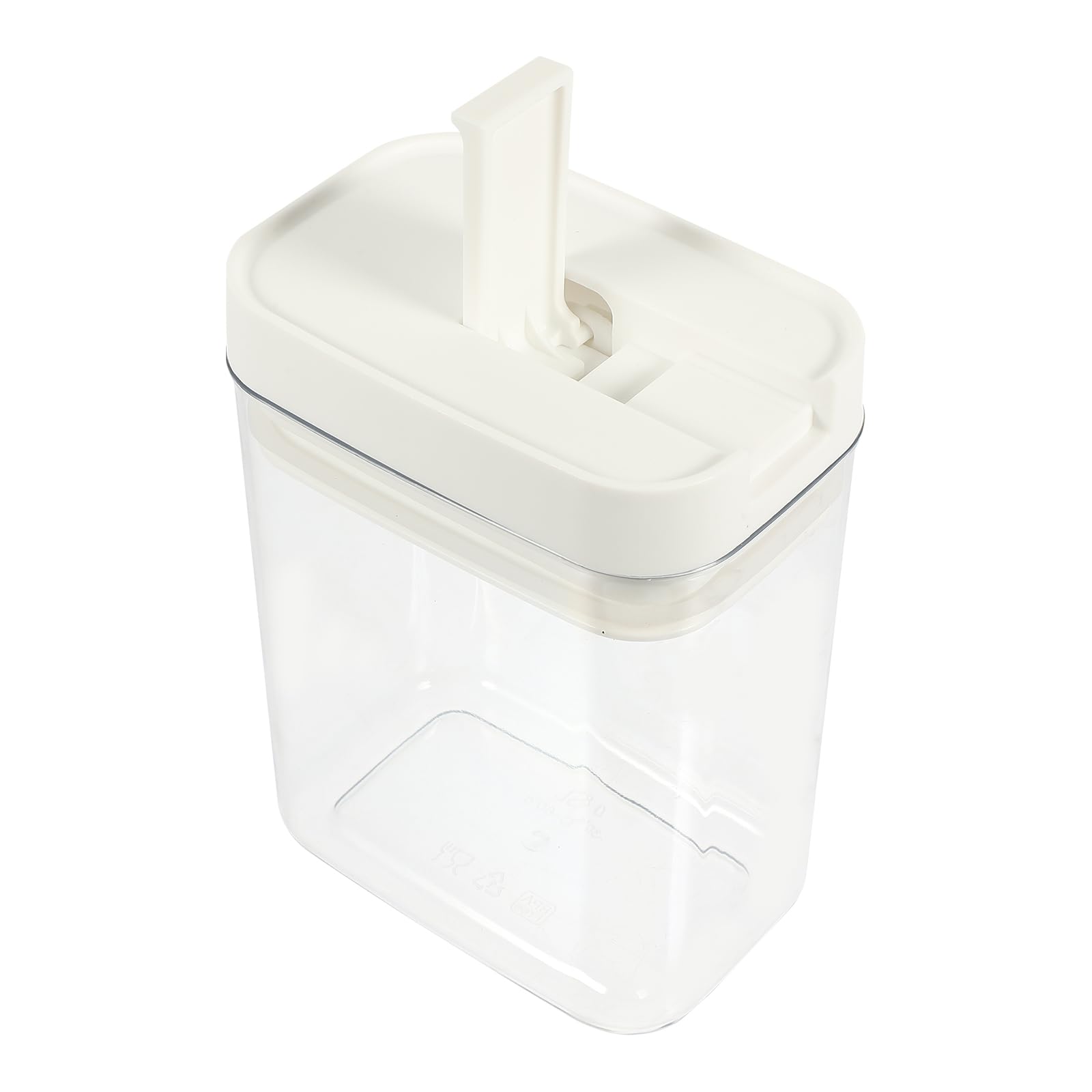PRETYZOOM Airtight Food Storage Container 800ml Rectangle Sealed Storage Box Kitchen Dry Food Organization Grains Keeper Plastic Cereal Dispensers