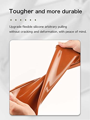 5pcs silicone dehydration mats with edge(5 colorful colors)-12.3” x 10.2 ” Silicone Sheets, nonstick silicone tray liner, Withstands -40°C to 240°C, reusable, suitable for fruit meat vegetable herbs