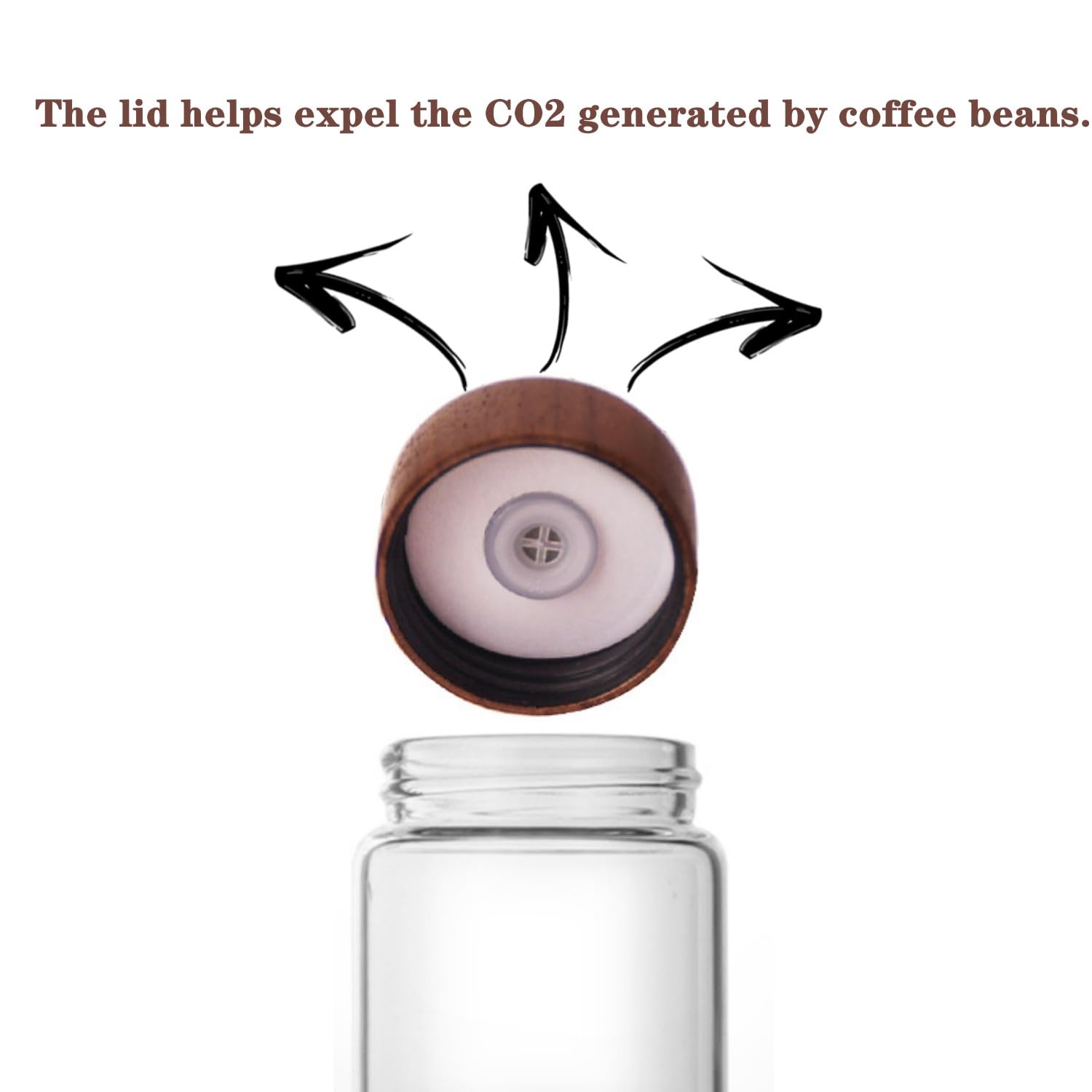Ulimitada Coffee Bean Storage Tubes, 6 Tubes Single Dose Coffee Bean Container Cellar with Wooden Stand and 35-40g Glass Vials