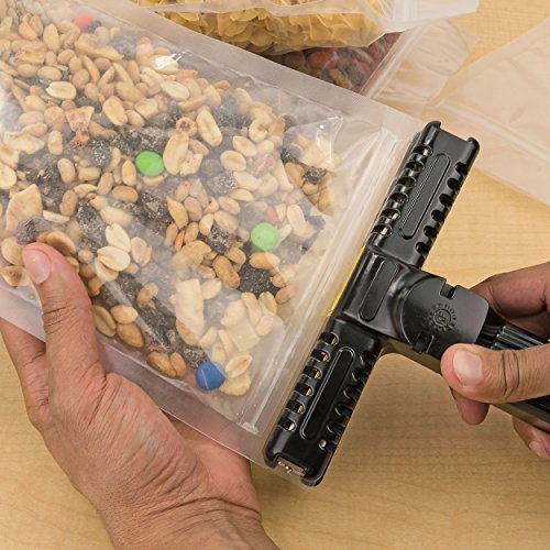KF-Constant Heat Bag Sealer for Mylar Bags 2 Heat Settings, Black