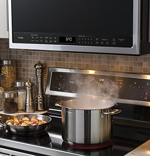 GE JVM6175YKFS 1.7 Cu. Ft. Over-the-Range Microwave, Stainless Steel
