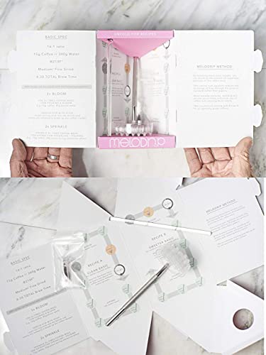 MELODRIP Pour Over Coffee Tools - Consistently Cleaner and Sweeter Manual Brewing Instrument