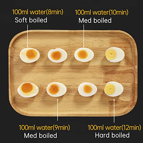 ALL NEW 2022 Oroton 304 stainless steel inside and outside, Rapid Egg Cooker, 9 Egg Capacity Electric Egg Cooker for Hard Boiler Eggs,Poacher Eggs, Scrambled Eggs, Scrambled,Soft,Medium, Hard Boiled with Auto Shut-Off,30 Minutes Timer Settings