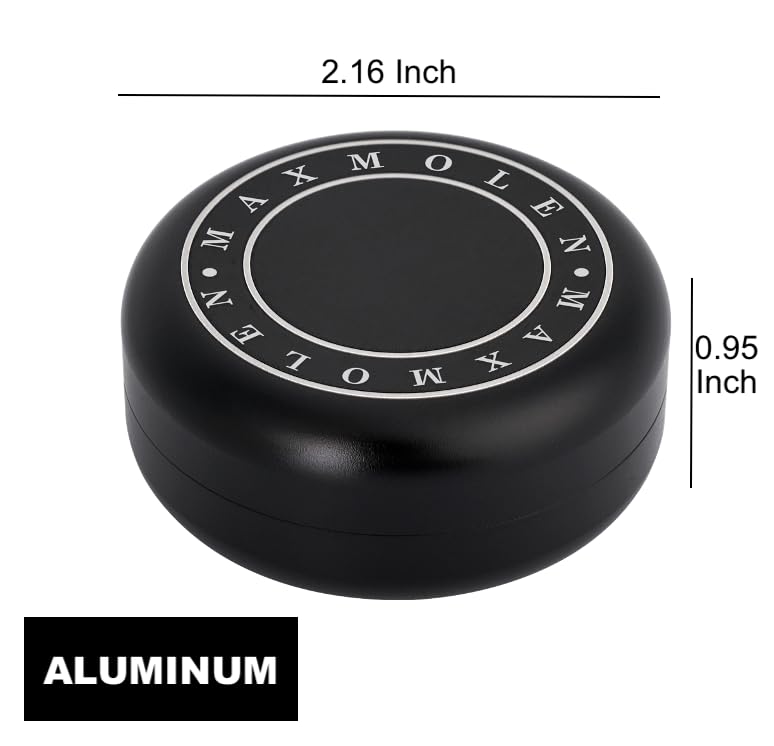GRÄVEND Multipurpose Airtight Storage Container - 2-in-1 Set, Aluminum Storage Container, Portable Smell and Water Proof Containers for Spices and Tea