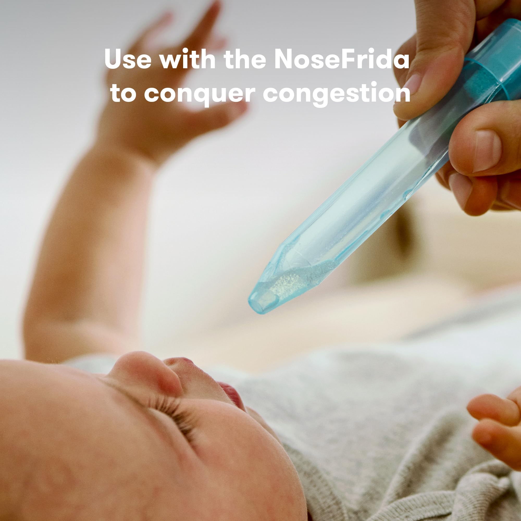 NoseFrida Saline Spray by Frida Baby Saline Nasal Spray To Soften Nasal Passages For Use Before NoseFrida The SnotSucker (0.68 FL OZ)