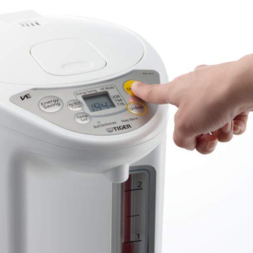 Tiger PIF-A30U-WU VE Micom Electric Water Boiler & Warmer, 3 L, White