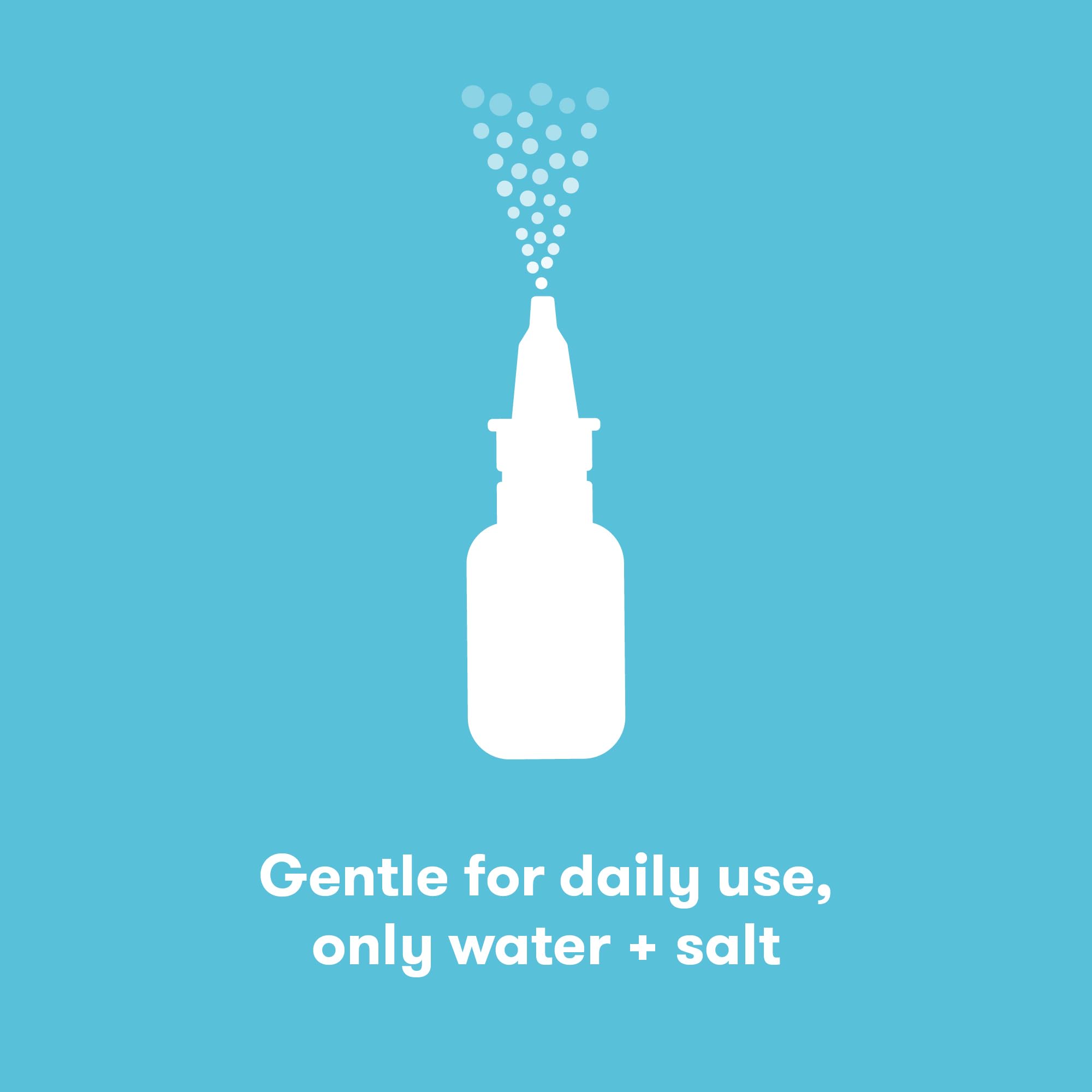 NoseFrida Saline Spray by Frida Baby Saline Nasal Spray To Soften Nasal Passages For Use Before NoseFrida The SnotSucker (0.68 FL OZ)