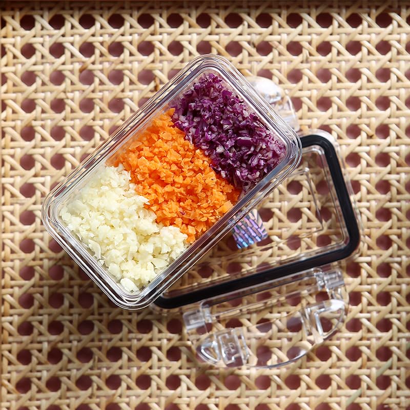 gotman Airtight Food Storage Container With Lid (7.4 oz) Leak-Proof Liquid Food Box | BPA-Free | Meal Prep | Microwave, Freezer and Dishwasher Safe | Kitchen Fridge Organizer Boxes | Fresher Food