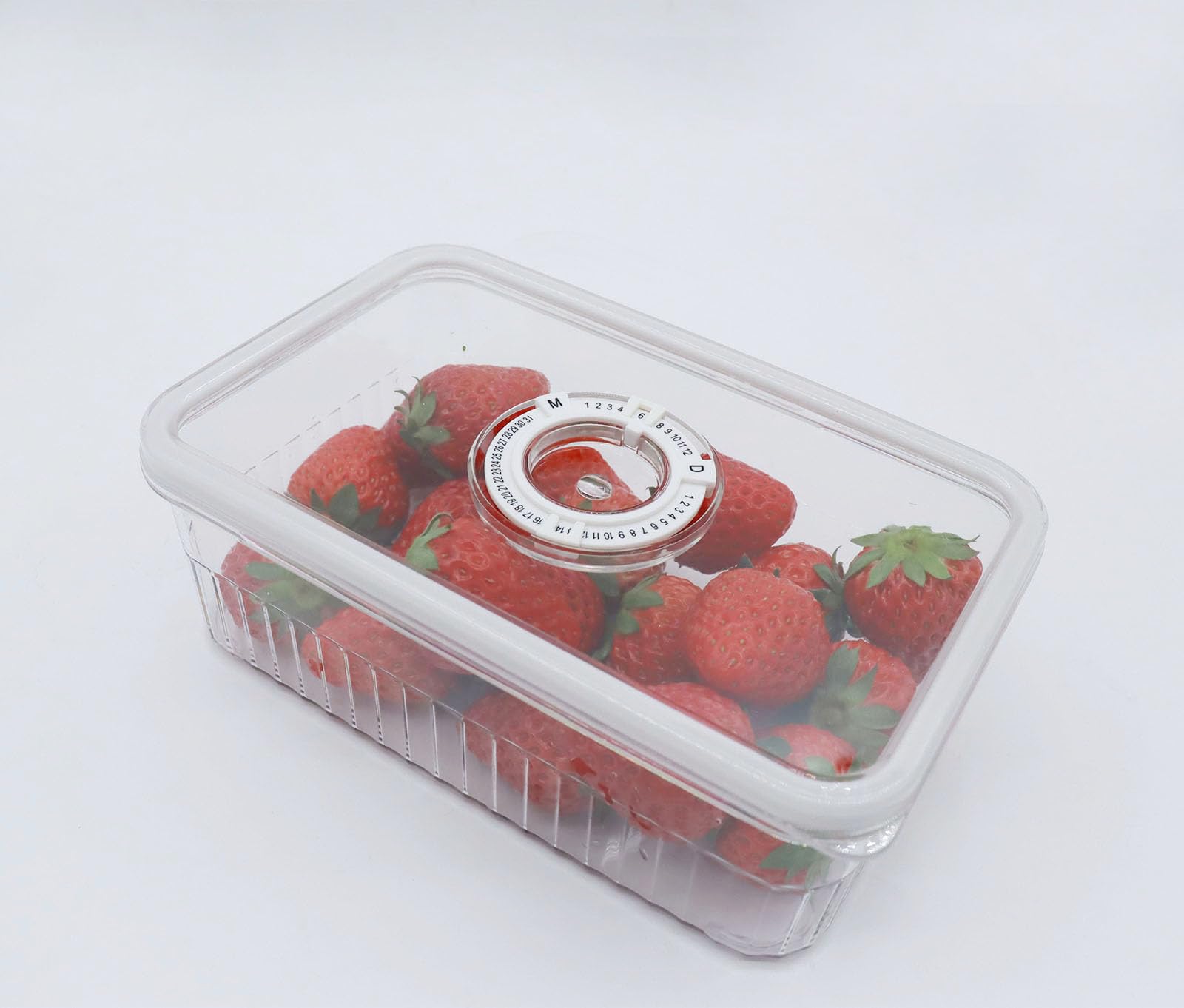 halteoly Fruit Storage Containers for Fridge,3 Pc Stackable Food Vegetables Saver for Refrigerator, Freezer organizers and Fresh Keeper Bin,Produce Saver box