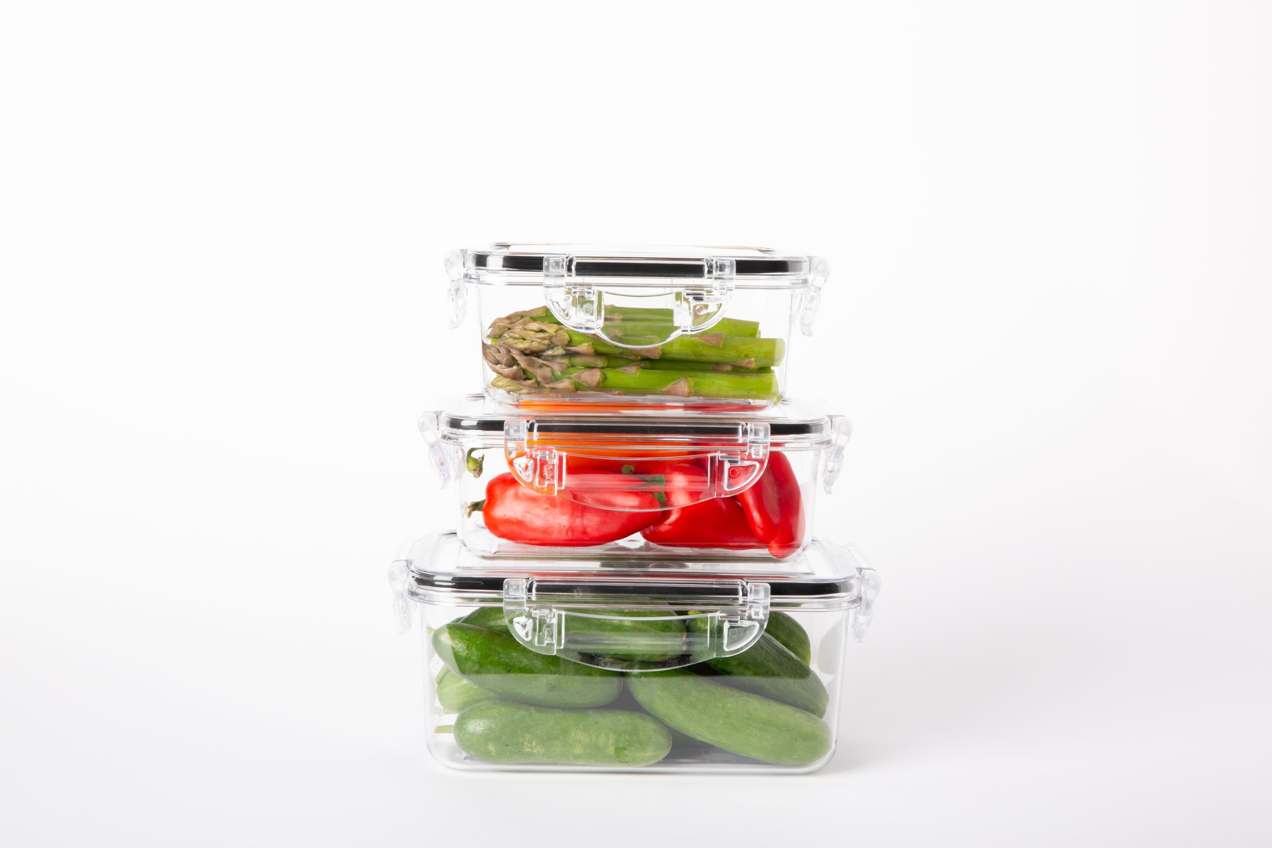 gotman Airtight Food Storage ContainerWith Lid (42.3 OZ) BPA-Free | Meal Prep | Microwave, Freezer and Dishwasher Safe | Leak-Proof | Kitchen Fridge Organizer Boxes | lids airtight sealing