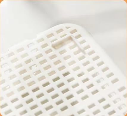 Frianchlly 1PCS Produce Saver Rectangular Food Storage Container, White, 11.5 x 3 x 3 Inches, Airtight, Leak Proof, Reusable, Durable, Dishwasher Safe