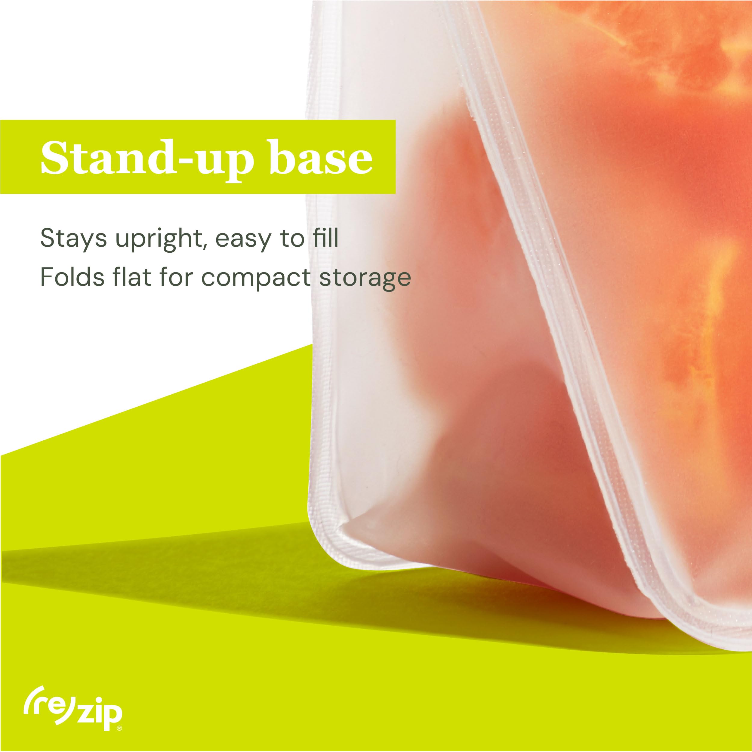 (re) zip 2-Piece Cereal Container Set | Air-Tight Pantry Dry Goods Storage Bag for Cereal, Pasta, Beans, & More | BPA-Free, Food Grade, Leakproof, Freezer and Dishwasher Safe | 10 & 12 Cup
