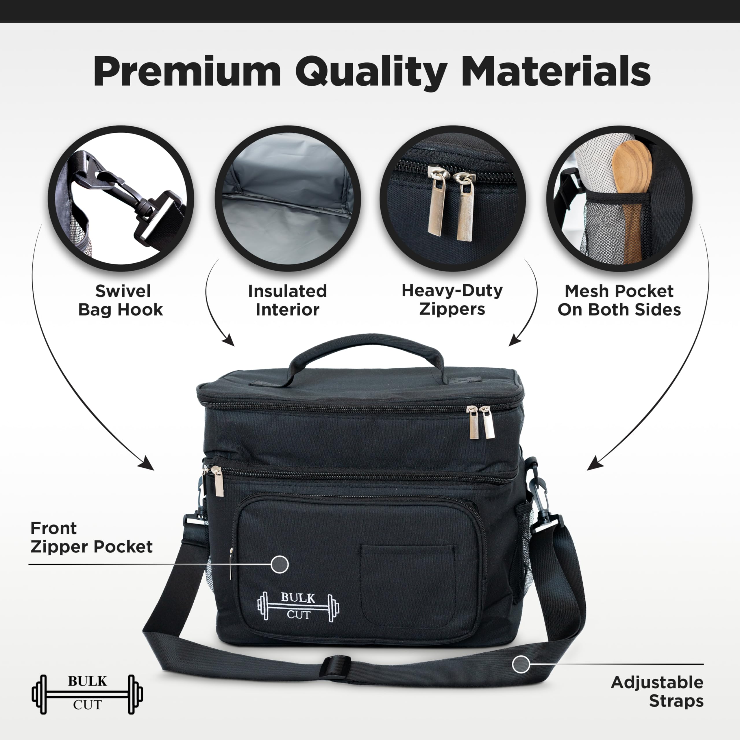 Bulk Cut Ultimate Meal Prep Containers Set, Reusable Lunch Boxes, Includes Glass and Stainless-Steel Lunch Storage Containers with Lids, Precision Food Scale and Lunch Bag, Modern Lunch Box Set