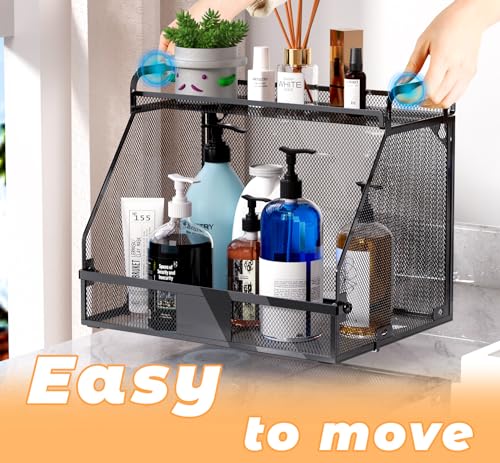 Foellstoe Hanging Fruit Basket for Kitchen, Kitchen Organizers and Storage Potato Onion Storage Wall Storage Baskets Pantry Organizers and Storage Stackable Basket