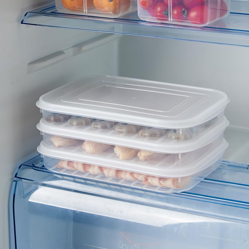 yarlung 6 Pack Bacon Keeper for Refrigerator, Deli Meat Saver Container with Airtight Lid, Cold Cuts Fridge Food Storage, 2 Serving Tongs
