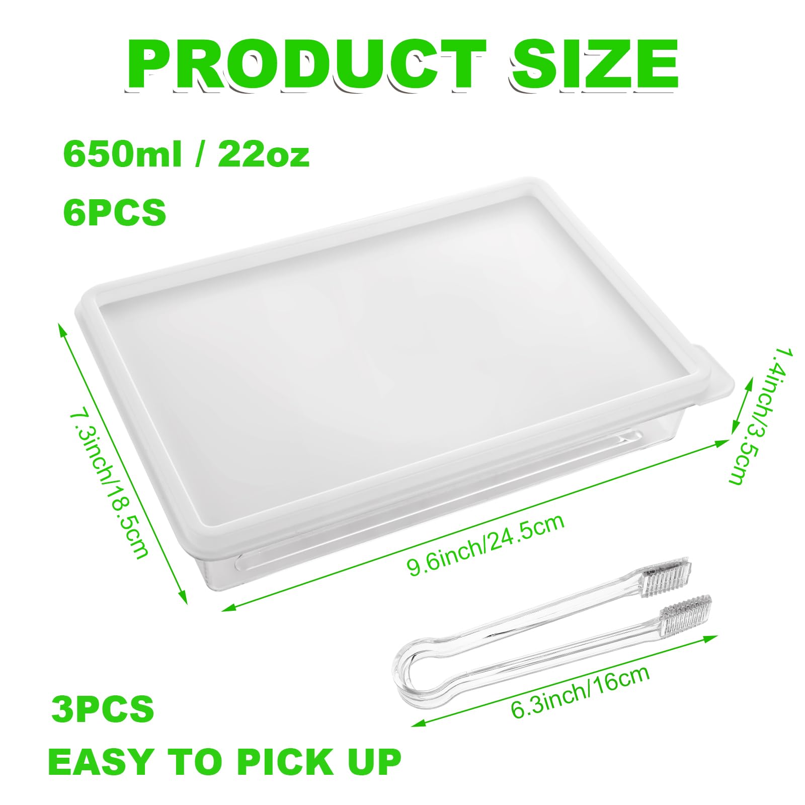 SENENQU 6 Pack Bacon Keeper for Refrigerator, Deli Meat Saver Container with Airtight Lid, Cold Cuts Cheese Container for Fridge Food Refrigerator Storage Box, Christmas Cookie, 3 Pcs Serving Tongs