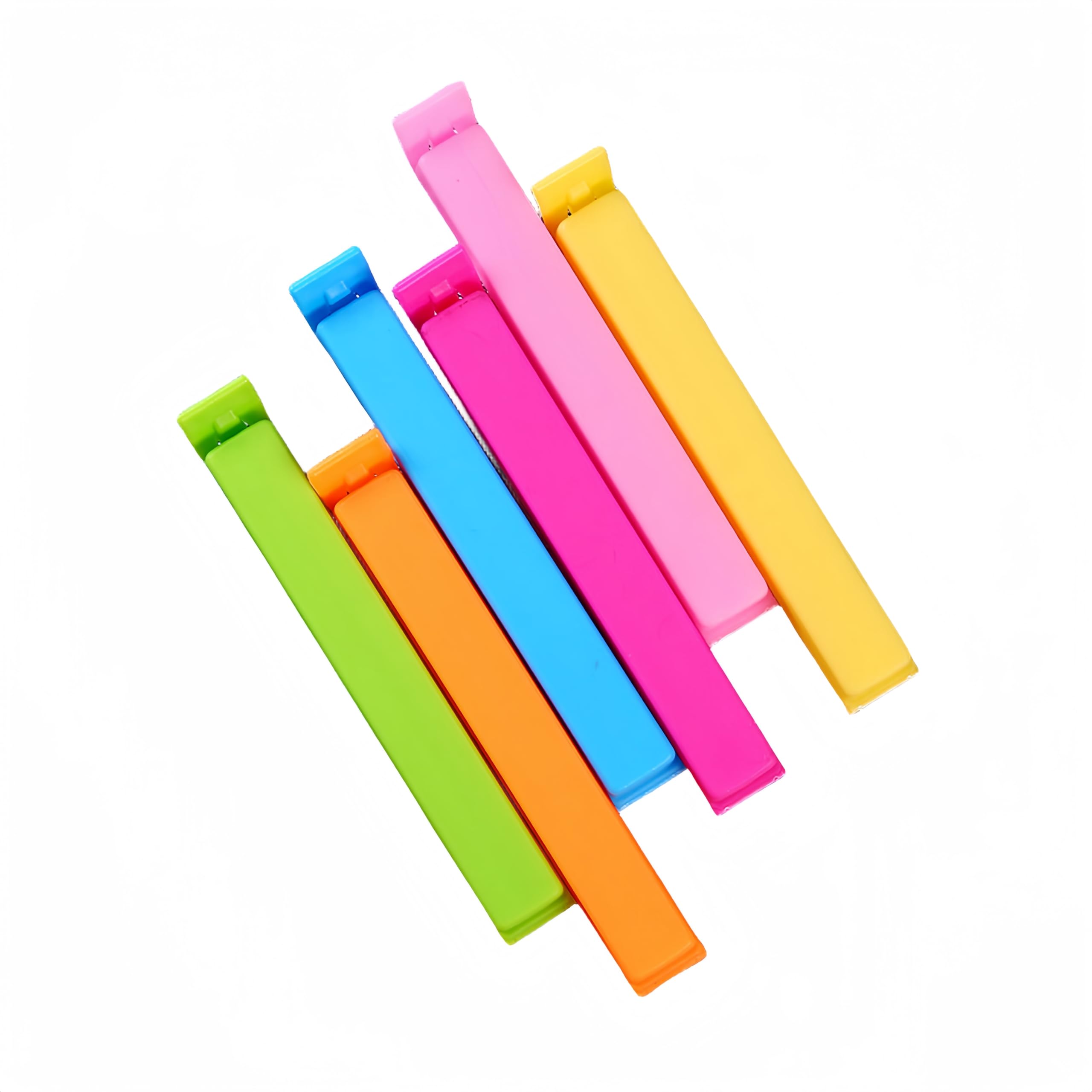 KKpxafl Plastic Sealing Clips for Food and Snack Bags(12 PCS), 4.33 inch