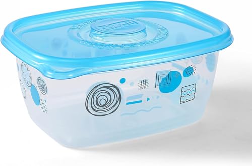 Glad Gladware Series Durable Plastic Food Storage Containers with Lids, 4 Count - 4 Pack - Ideal for Meals, Snacks, and Desserts - Microwave Safe Plastic Food Containers