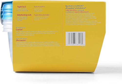 Glad Gladware Series Durable Plastic Food Storage Containers with Lids, 4 Count - 4 Pack - Ideal for Meals, Snacks, and Desserts - Microwave Safe Plastic Food Containers