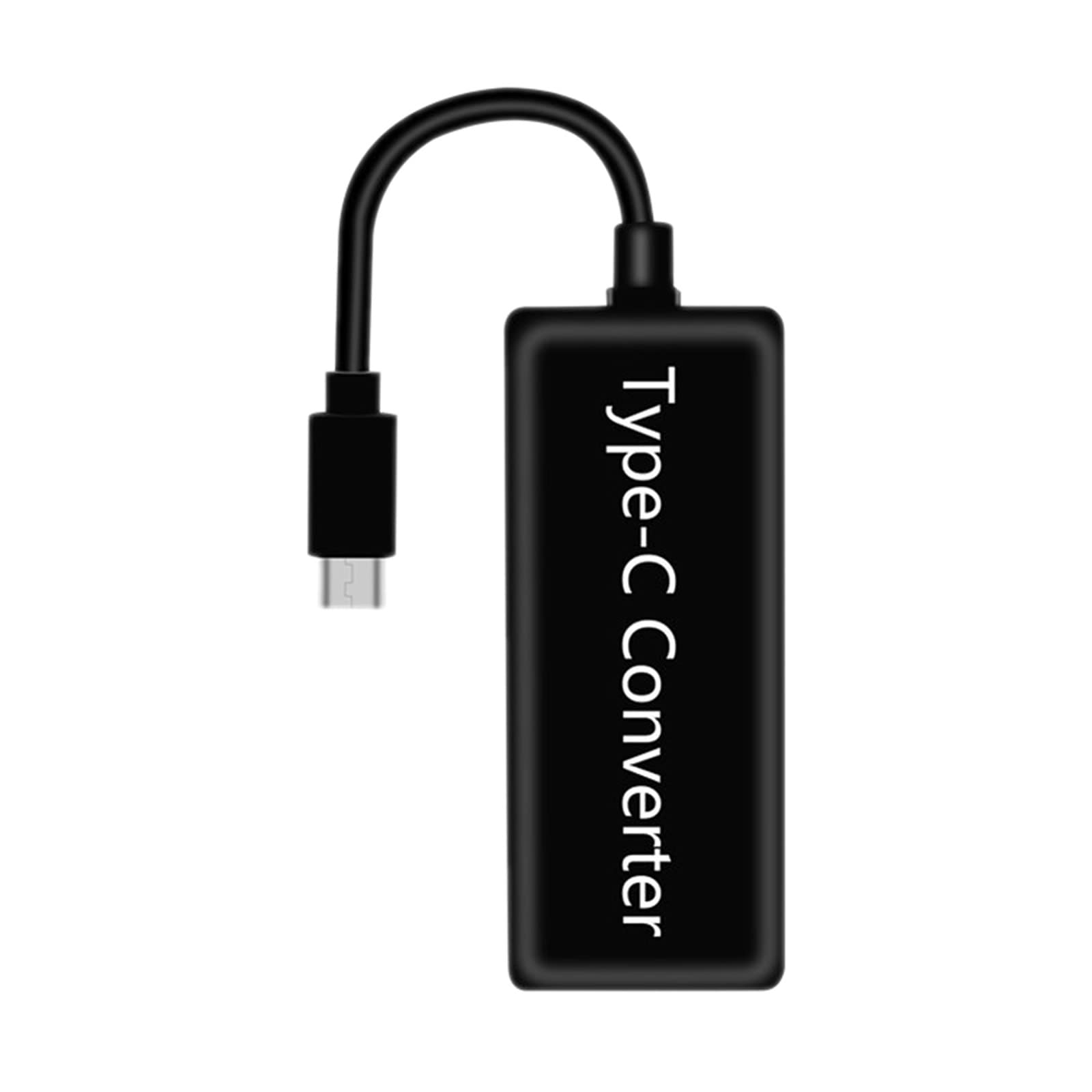 BEYEE USB C Adapter Compatible with MacBook Power Charger,Type-C to Magnetic Converter for USB-C Charging Laptop, Matebook, Switch, Phones and More Type C Devices (Black)