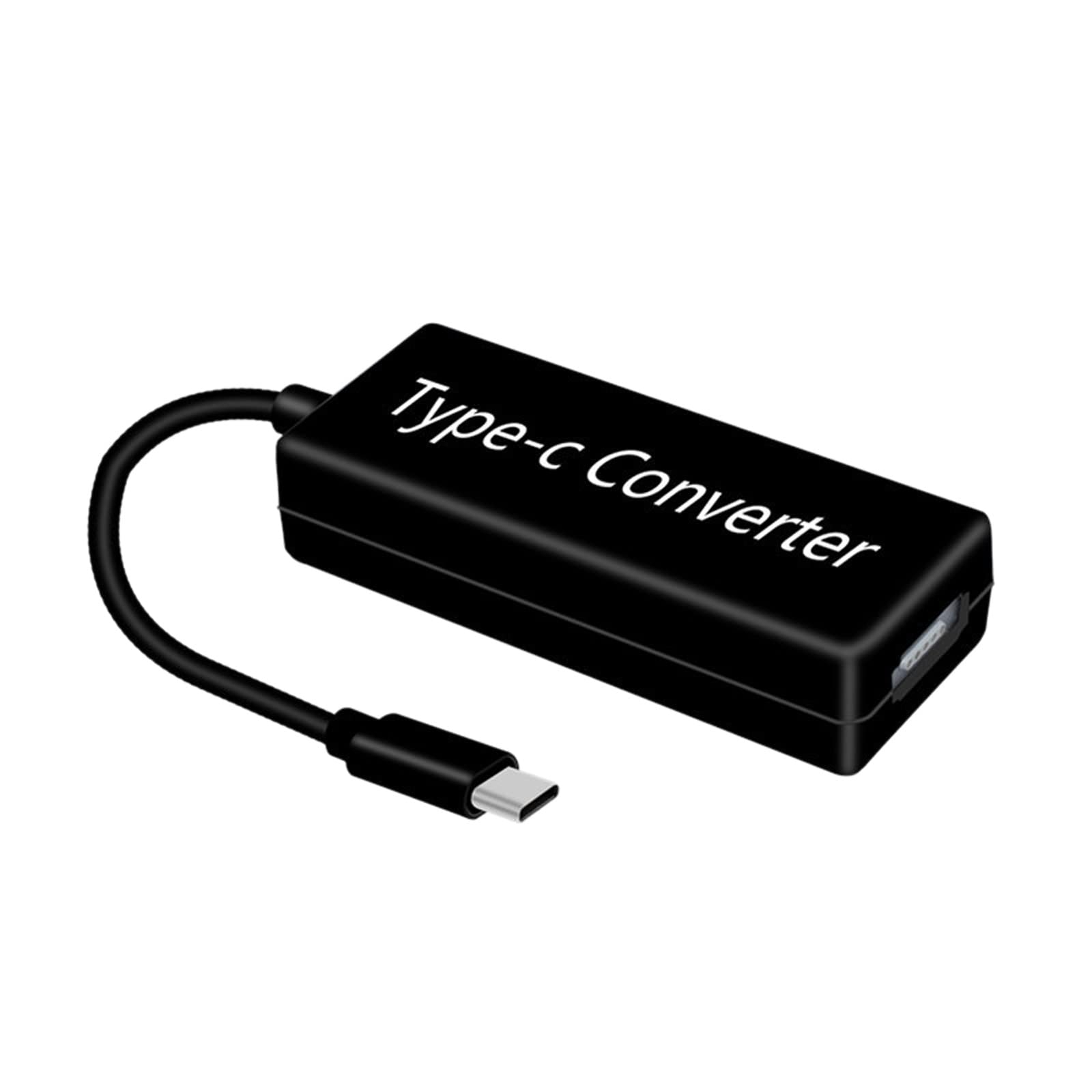 BEYEE USB C Adapter Compatible with MacBook Power Charger,Type-C to Magnetic Converter for USB-C Charging Laptop, Matebook, Switch, Phones and More Type C Devices (Black)