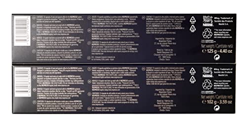 [European Version] Nespresso VertuoLine Barista Creations Variety for Recipes with Milk: Bianco Forte & Bianco Doppio - 20 Coffee Capsules