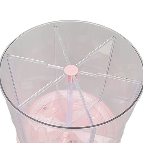 Dry Food Rice Storage Box, Rotating Grain Dispenser Rice Bucket, Large Capacity Food Dispenser Kitchen Food Organizer for Household Kitchen Home(Sakura Pink)