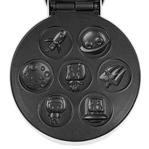 Out of This World Kid's Waffle Maker - Make 7 Galactic Pancake Astronauts, Moons, Stars & More in Minutes- Electric Non Stick Waffler- Fun Space Themed Science Iron- Must-Have Holiday or Anytime Gift