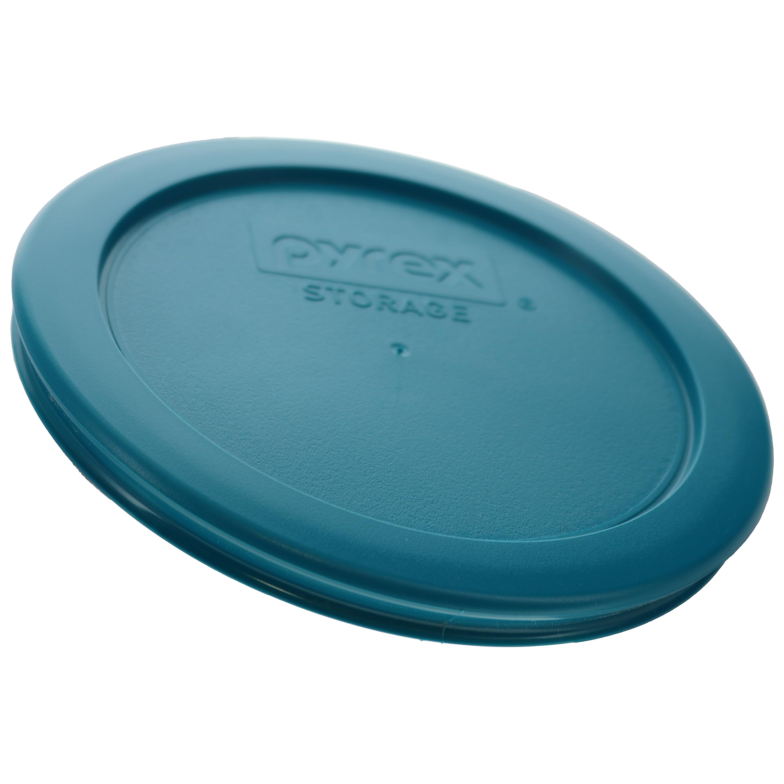 Pyrex 7200-PC 2-Cup Adriatic Blue Food Storage Replacement Lid Made in the USA - 4-Pack