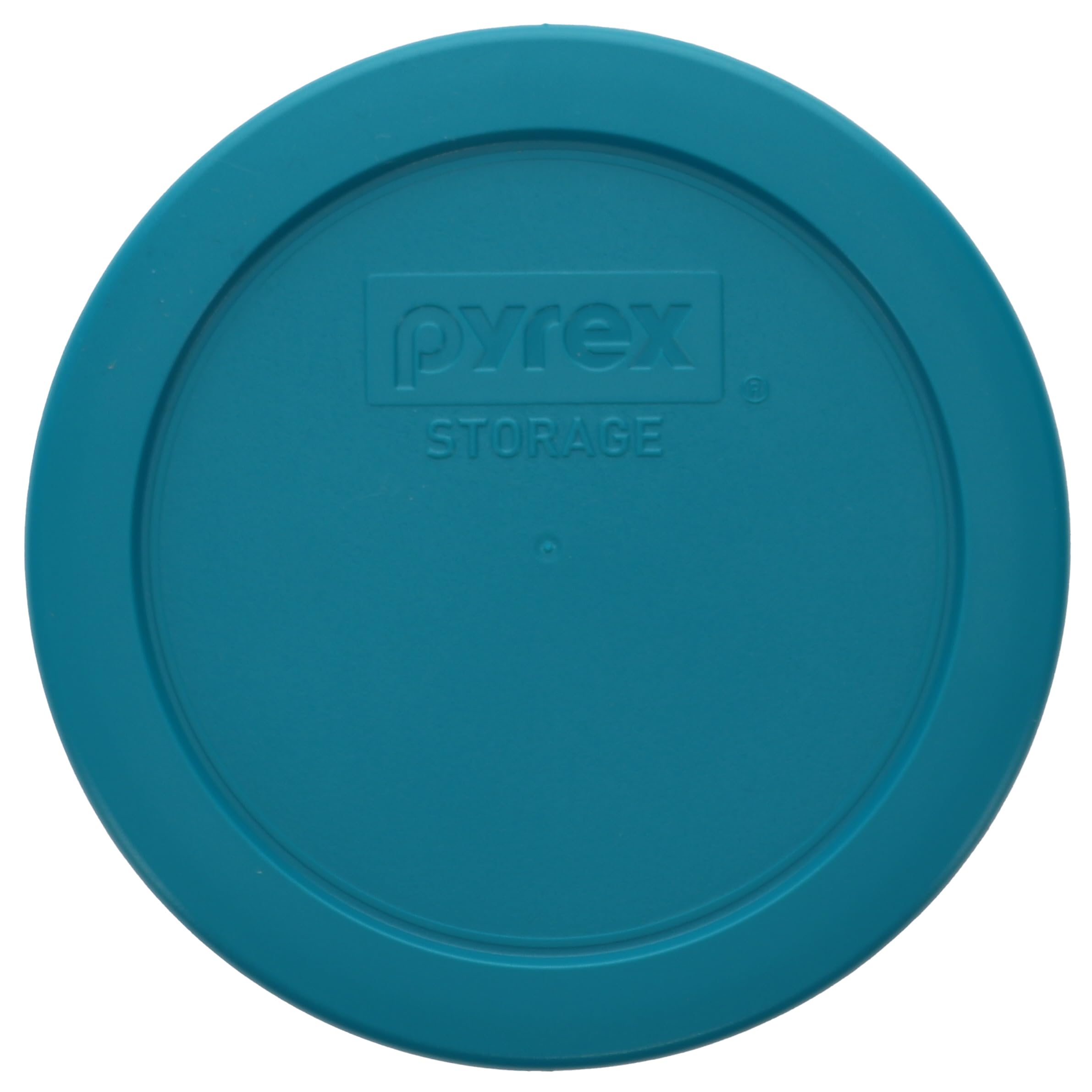 Pyrex 7200-PC 2-Cup Adriatic Blue Food Storage Replacement Lid Made in the USA - 2-Pack