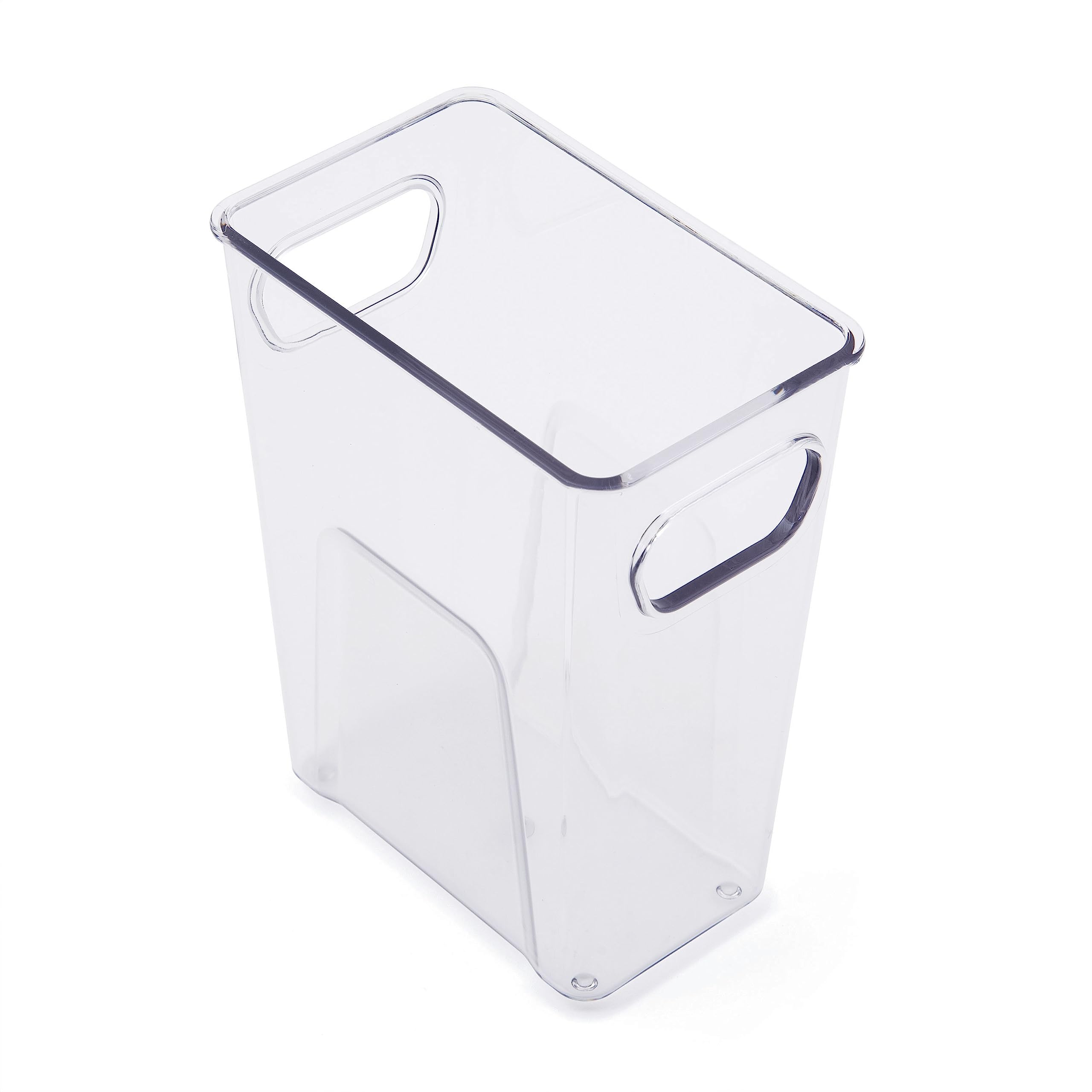Copco Mini Tall Storage Bin, 5.5 x 3.5 x 7 Inch, Clear