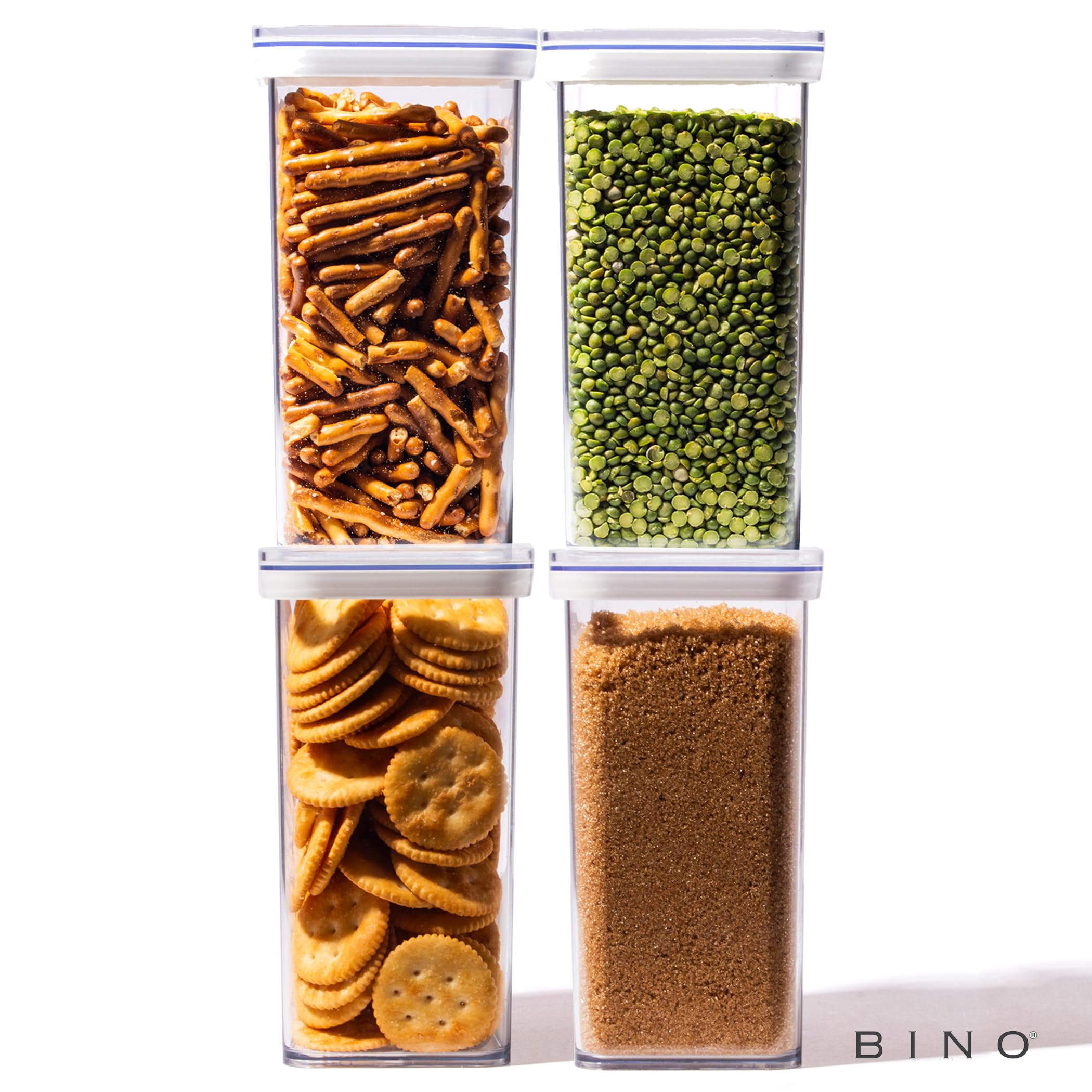 BINO | Food Storage Containers - 2.4L | THE SNAP+COLLECTION | Airtight Storage Containers with Lids | Kitchen & Pantry Organization | Kitchen Containers Airtight