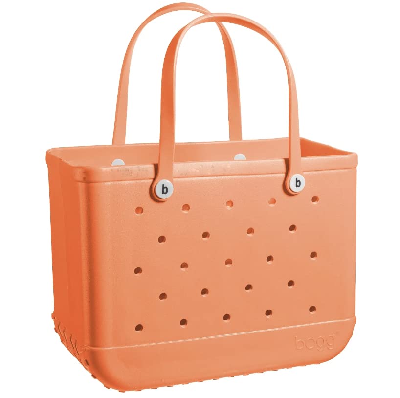 BOGG BAG Original Extra Large Tote Bag for Beach, Pool, Boat. Lightweight Waterproof Washable Durable All Purpose Tote Bag | Creamsicle Dreamsicle