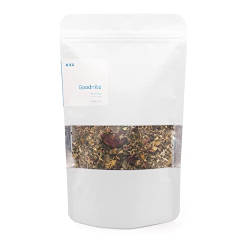 Kilu Goodnite Herbal Tea – 100% Organic - Loose Leaf - Approximately 35 Servings