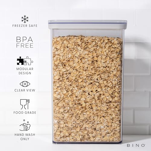 BINO | Food Storage Containers | THE SNAP+COLLECTION | Airtight Storage Containers with Lids | Kitchen & Pantry Organization | Kitchen Containers Airtight