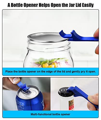 VICHYIE Jar Sealer for FoodSaver Vacuum Sealer, Jar Vacuum Sealing Kit with Accessory Hose and Portable Manual Vacuum Pump for Mason Jars with Wide and Regular Mouth