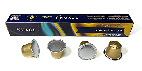 Nuage Coffee Espresso Capsules Original Line, 50 Pods Variety Pack, Aluminum Coffee Capsules Compatible with Nespresso OriginalLine Machines NOT VERTUO COMPATIBLE