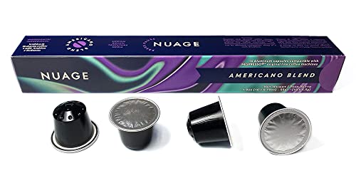 Nuage Coffee Espresso Capsules Original Line, 50 Pods Variety Pack, Aluminum Coffee Capsules Compatible with Nespresso OriginalLine Machines NOT VERTUO COMPATIBLE