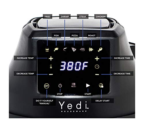 Yedi Tango, 2-in-1 Air Fryer and Pressure Cooker, 6 Quart, with Deluxe Accessory kit