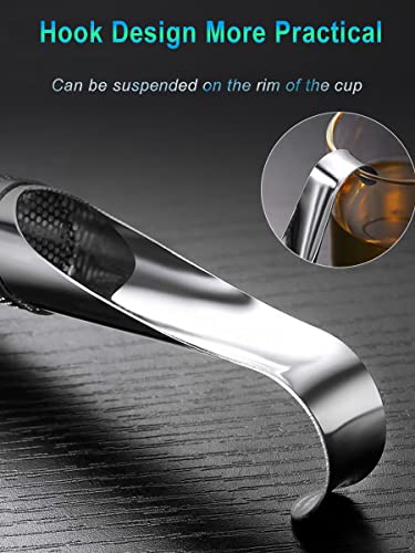 2PCS Tea Infuser for Loose Tea, 304 Stainless Steel Tea Strainer, Loose Leaf Tea Filter, Tea Diffuser, Long-handle Tea Steeper for Steep Tea, Loose Tea, Coffee, Rose, Spices
