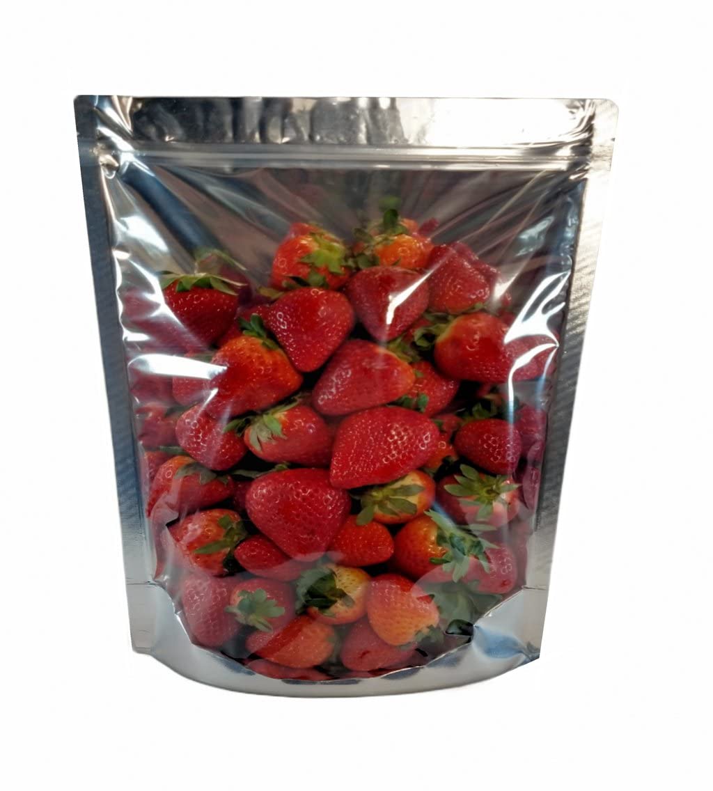 SARKA 30 Food Storage 1 Gallon Mylar Bags- Long Term and Extra Thick Baggies- Resealable Food, Jewelry, Accessories Bags- 14"L x 10"W x 2"H