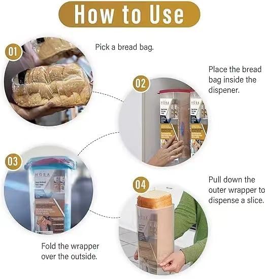 Andwarmth Bread Storage-Bread Container-Bread Keeper-Bread Dispenser-Airtight Bread Box-Bread Saver-Bread Boxes for Kitchen Counter-Green 2
