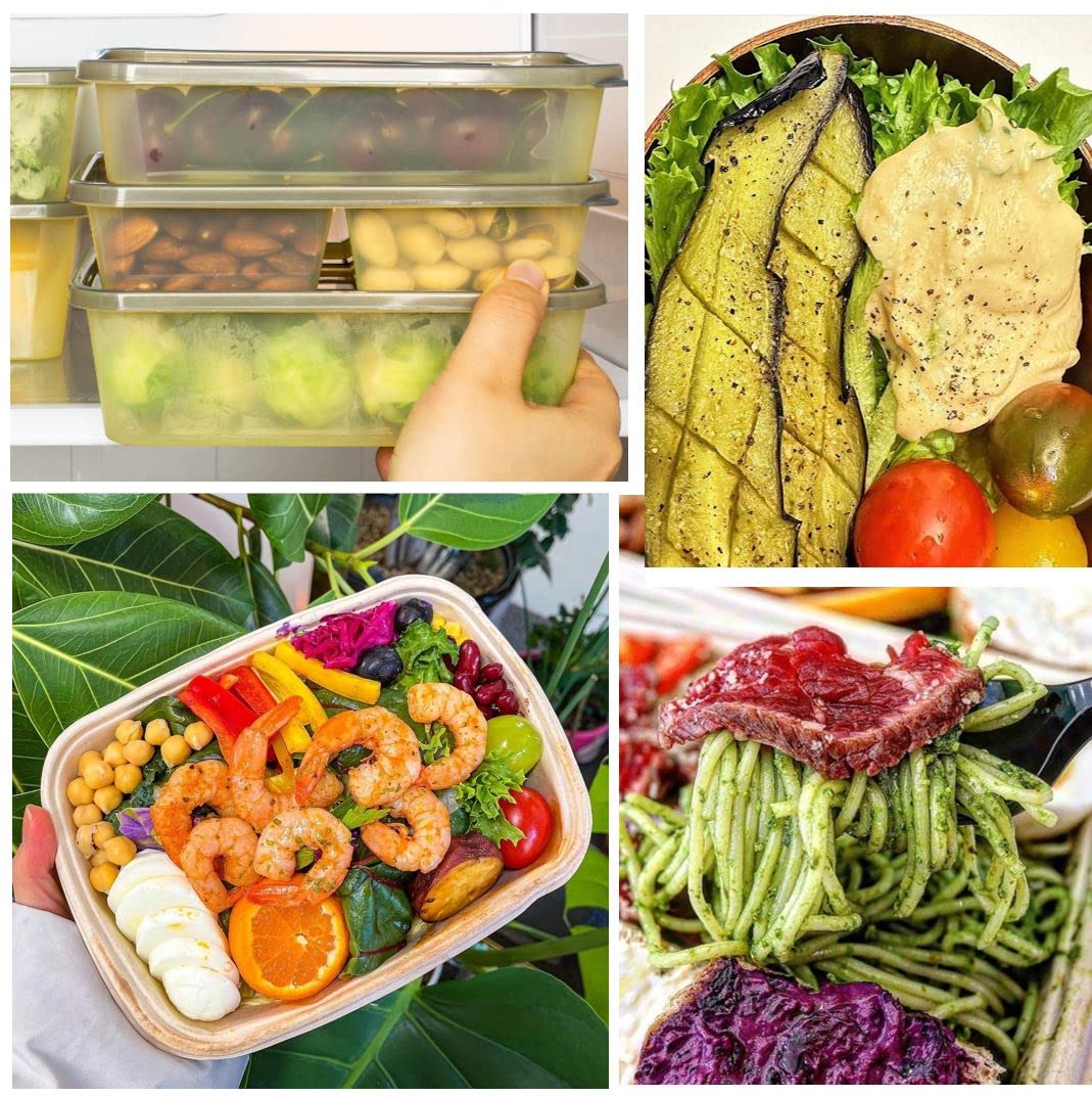 YoojungLab Dr.Lock 23.6 oz - 3ea, Soup & Salad Food Storage Containers, Keeps Fruits, Vegetables Fresh Longer, Salad Container, Cereal Container, Reusable, BPA Free, Microwave and Dishwasher Safe