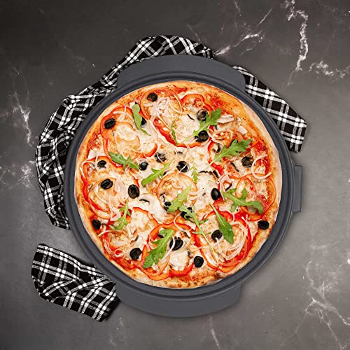 Electric Pizza Maker Pan Quesadilla Frittata Omelet Electric Nonstick 11 Inch With Adjustable Thermostat