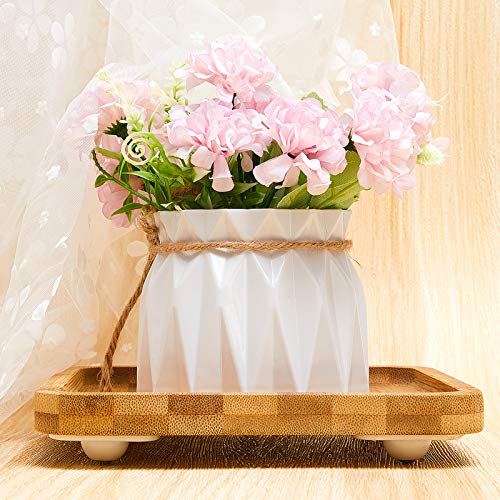 Self Adhesive Caster Wheels Mini Swivel Wheels Stainless Steel Paste Universal Wheel 360 Degree Rotation Sticky Pulley for Bins Bottom Storage Box Furniture Trash Can (8 Pieces,White)