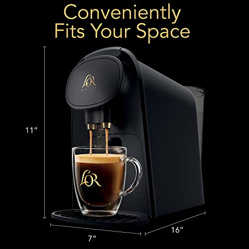 The L'OR Barista System with 50 Count Mild Variety Pack Espresso Capsules