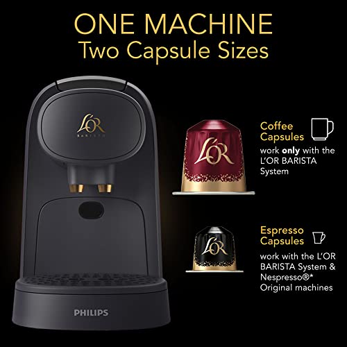 The L'OR Barista System with 50 Count Mild Variety Pack Espresso Capsules