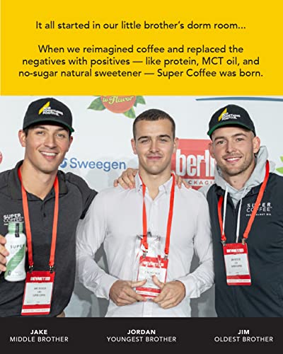 Super Coffee, Iced Keto Coffee (0g Added Sugar, 10g Protein, 70 Calories) [Peppermint Mocha Latte] 12 Fl Oz, 12 Pack | Iced Coffee, Protein Coffee Drinks - LactoseFree, GlutenFree